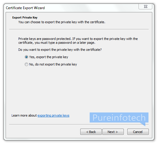 How To Backup And Restore An Encrypting File System Efs Certificate