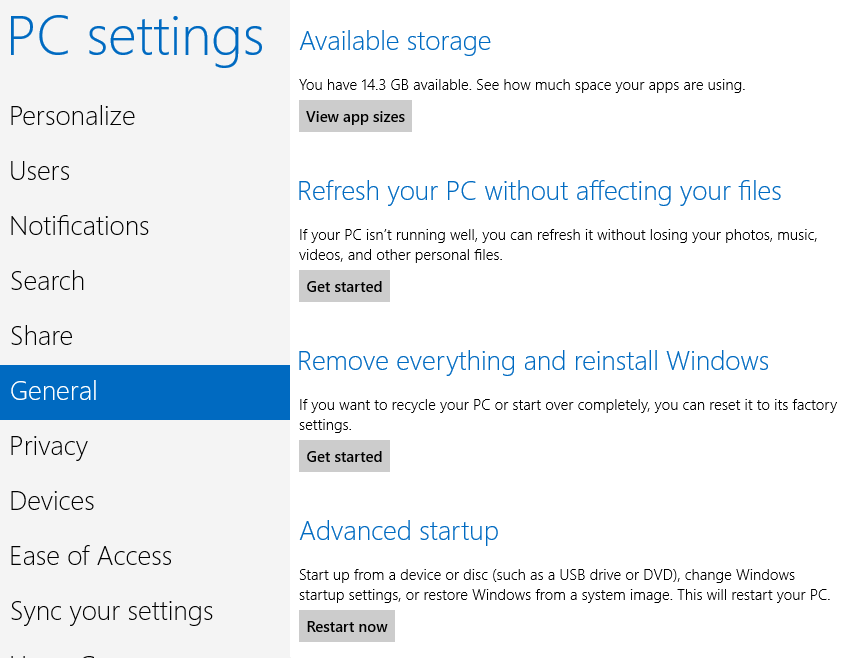 How to Refresh your PC without affecting your files in Windows 8 (step ... How to Refresh your PC without affecting your files in Windows 8 (step ...