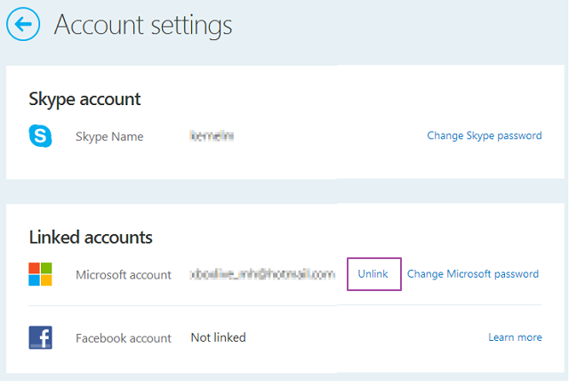 How To Unlink Skype And Merge It With A Different Microsoft Account
