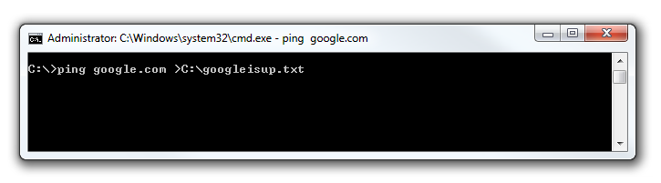How To Capture Command Line Output To File In Windows