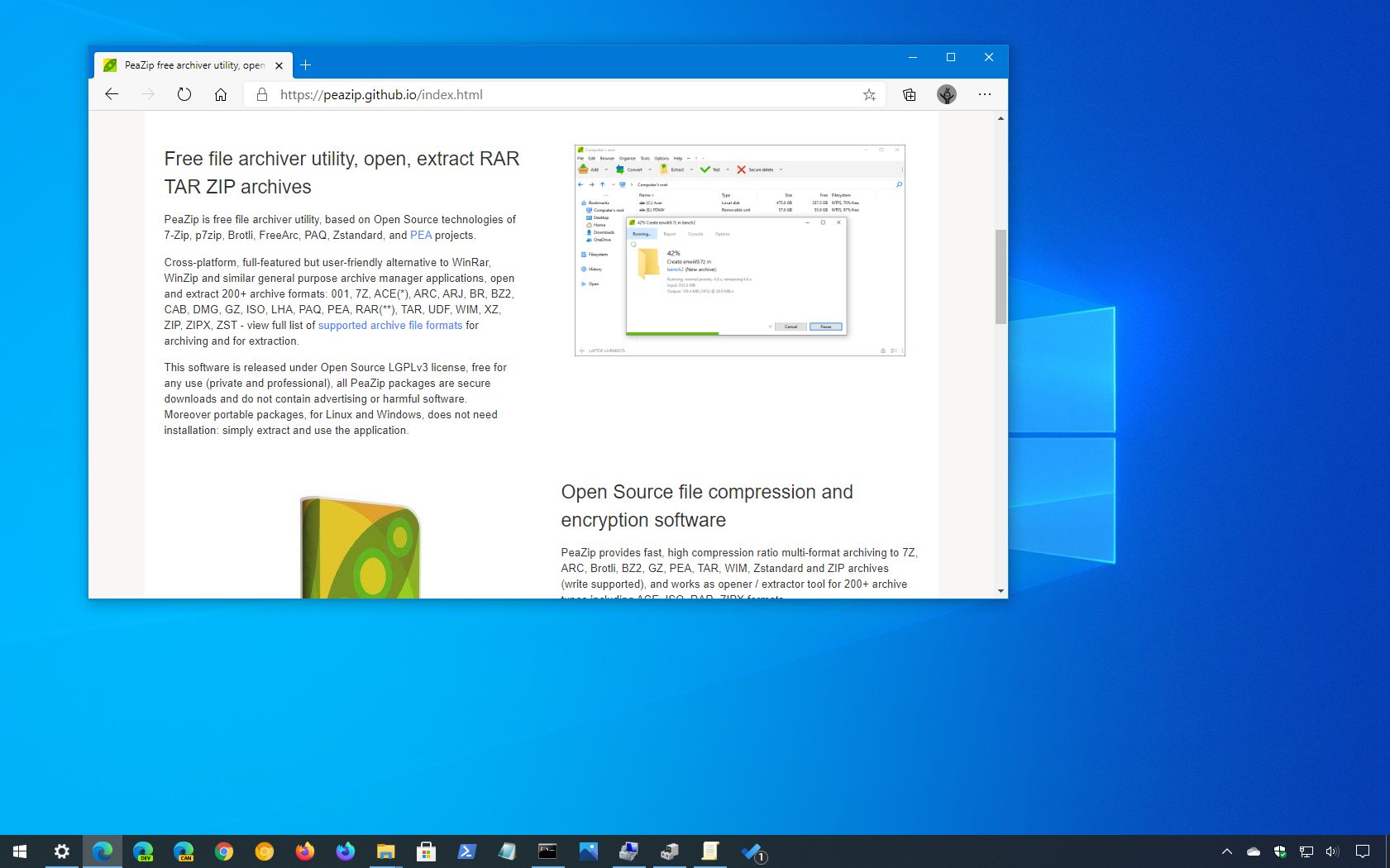 Better ZIP With PeaZip And Forget Archival File Formats Download 