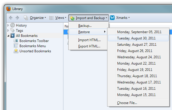 Beginners: How to export and import bookmarks in Firefox - Pureinfotech