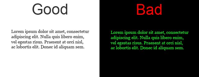 Change web pages color scheme for better reading with High Contrast in ...