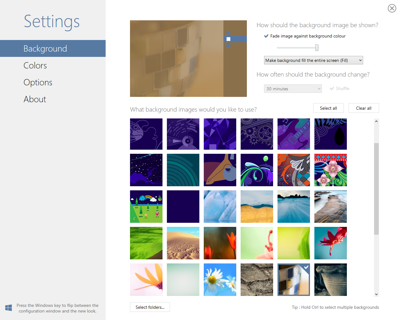 Customize Windows 8's Start screen with different images using Decor8 ...