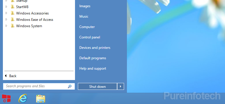 StartW8: Yet another Start Menu alternative for Windows 8 - Pureinfotech
