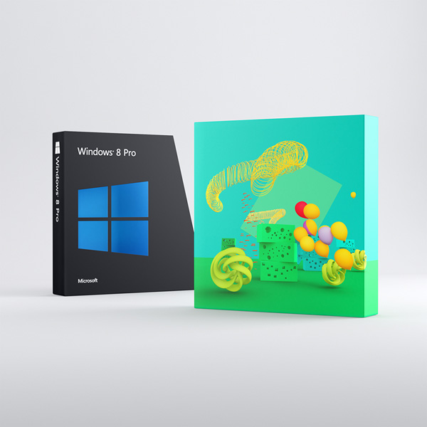 Windows 8 early DVD box artwork designs unveiled - Pureinfotech