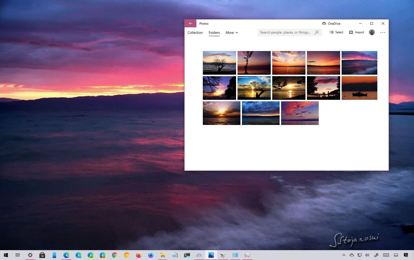 Lake Ohrid Sunsets theme for Windows 10 (download) - Pureinfotech