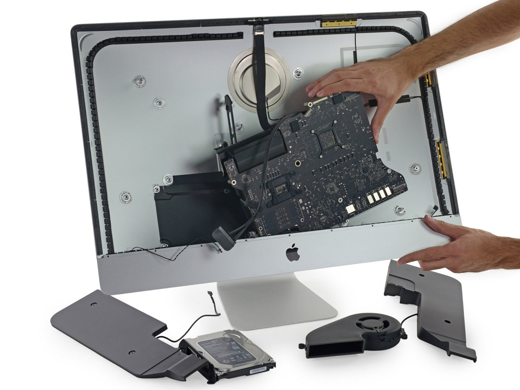 iMac with Retina 5K display teardown by iFixit: a peek inside to a ...