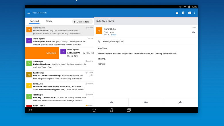 Microsoft launches new beautiful Outlook app for iOS and Android ...
