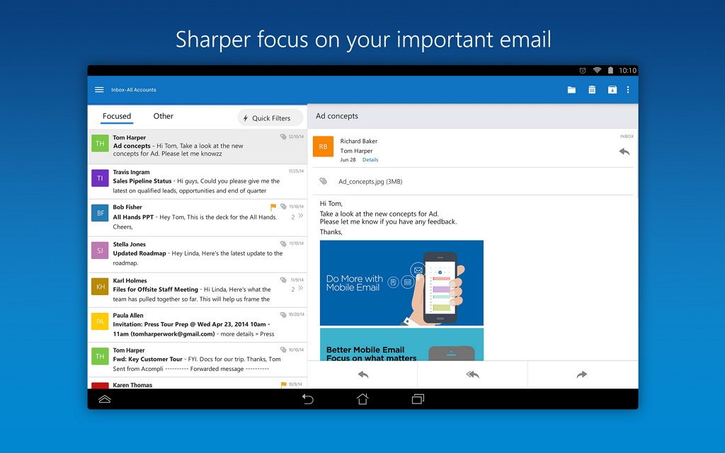 Microsoft launches new beautiful Outlook app for iOS and Android ...