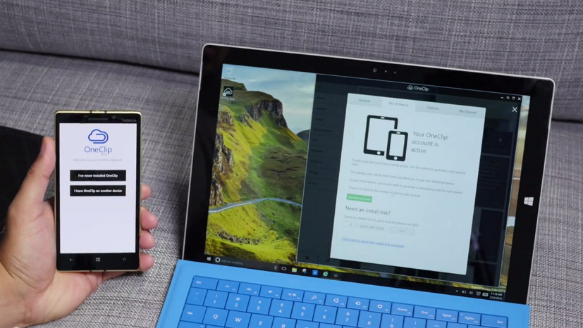 Microsoft OneClip sharing app soon available on Windows 10, Android ...