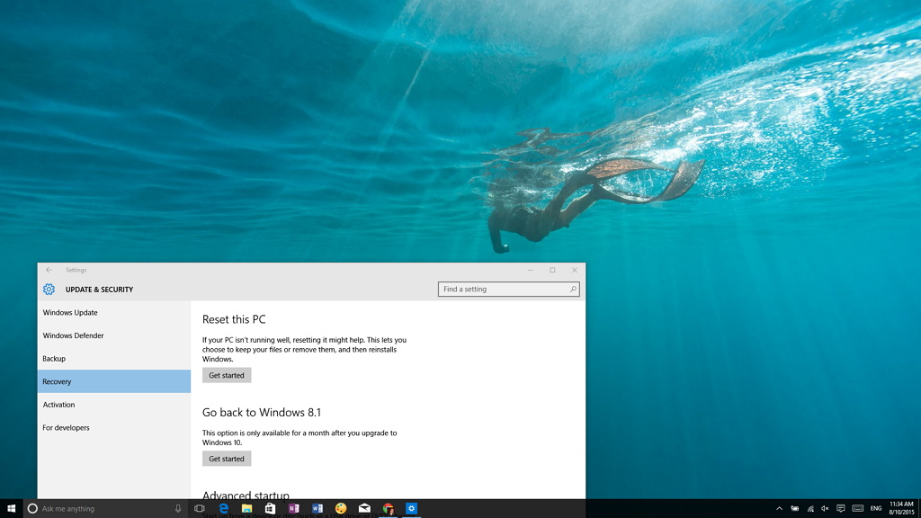 How to roll back to previous version after upgrading to Windows 10 ...
