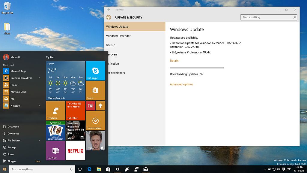 Windows 10 build 10547 now ready for download with significant changes - Pureinfotech