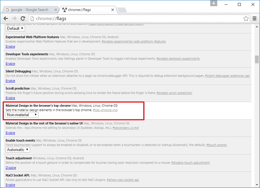How To Disable Chrome S Material Design Ui On Windows Or Mac Pureinfotech