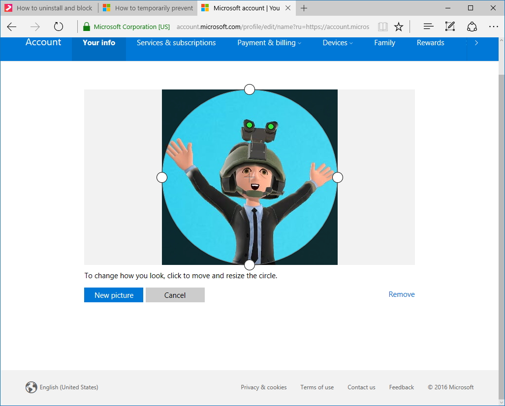 How to change your account picture on Windows 10 - Pureinfotech