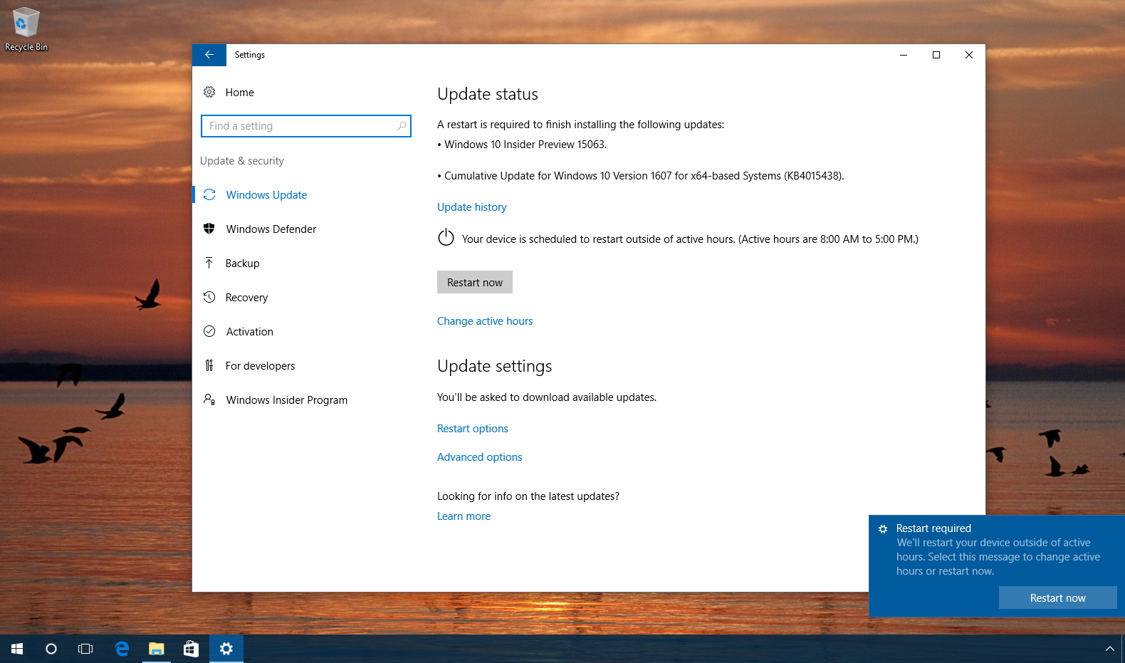 Windows 10 Creators Update now available in the Release Preview ring ...