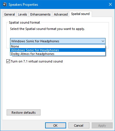 How to set up spatial sound with Dolby Atmos on Windows 10 - Pureinfotech