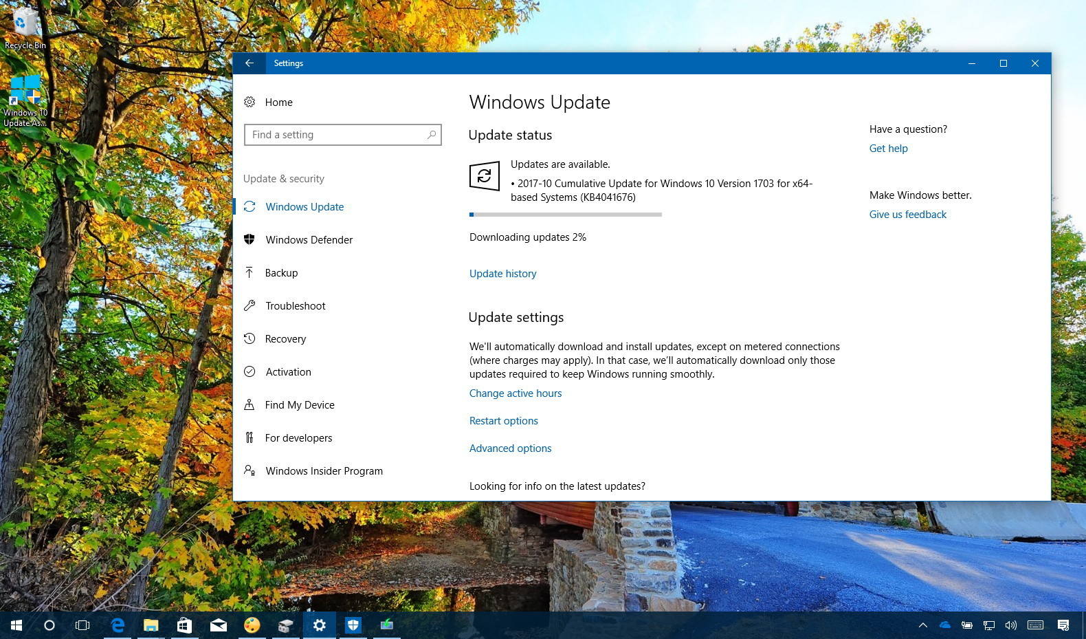 Windows 10 update KB4041676 (build 15063.674) releases - Pureinfotech