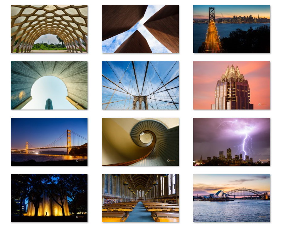 OLV Photography — Architecture theme for Windows (download) • Pureinfotech