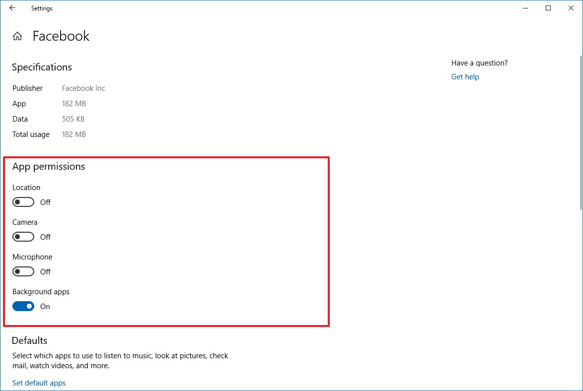 How To Change App Permissions On Windows 10 Pureinfotech