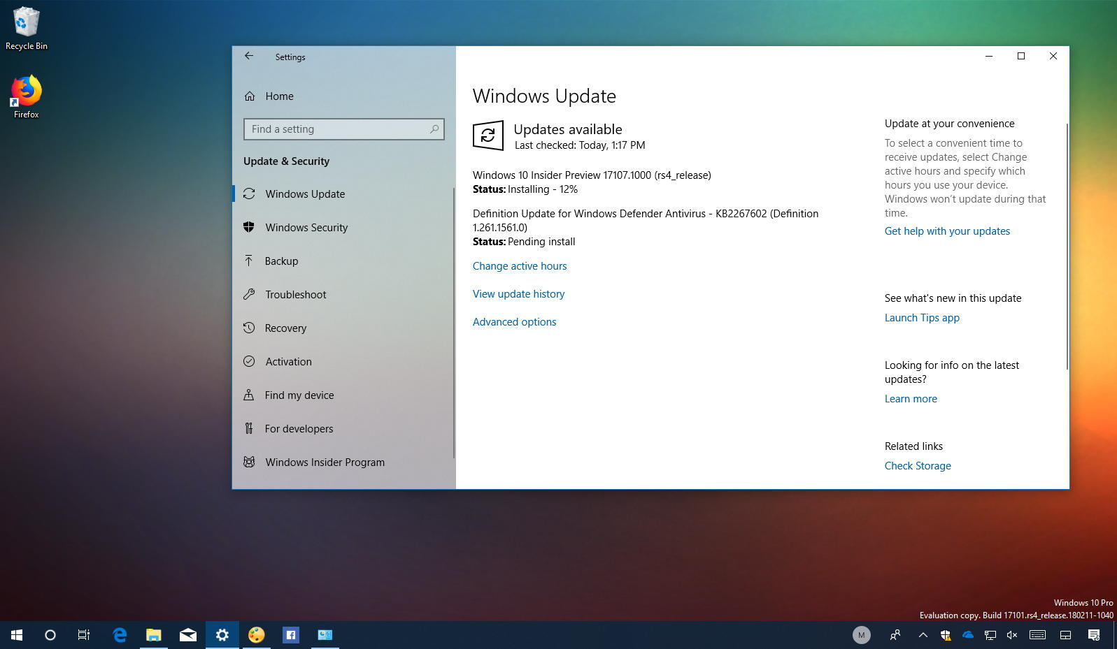 Windows 10 build 17107 releases with (no) new features - Pureinfotech