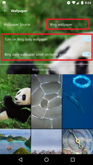 How to change wallpaper using Microsoft Launcher on Android • Pureinfotech