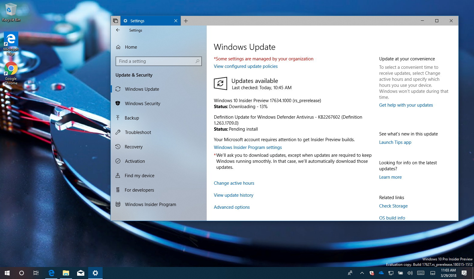 Windows 10 build 17634 releases with improvements - Pureinfotech