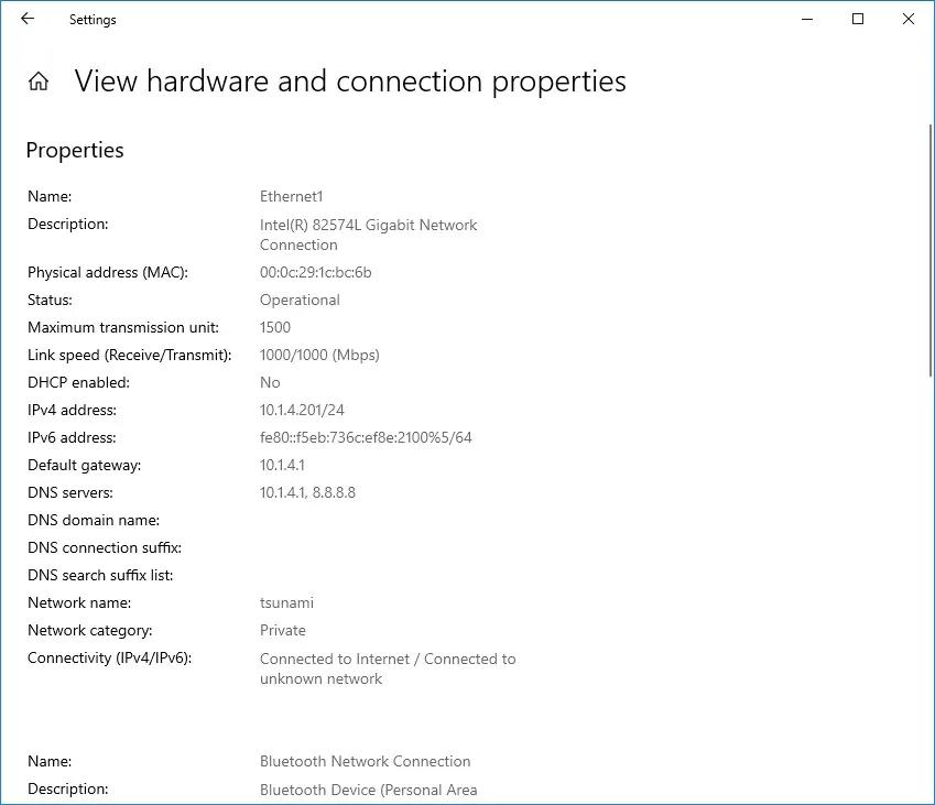 How To Check Complete Network Configuration On Windows 10 Pureinfotech