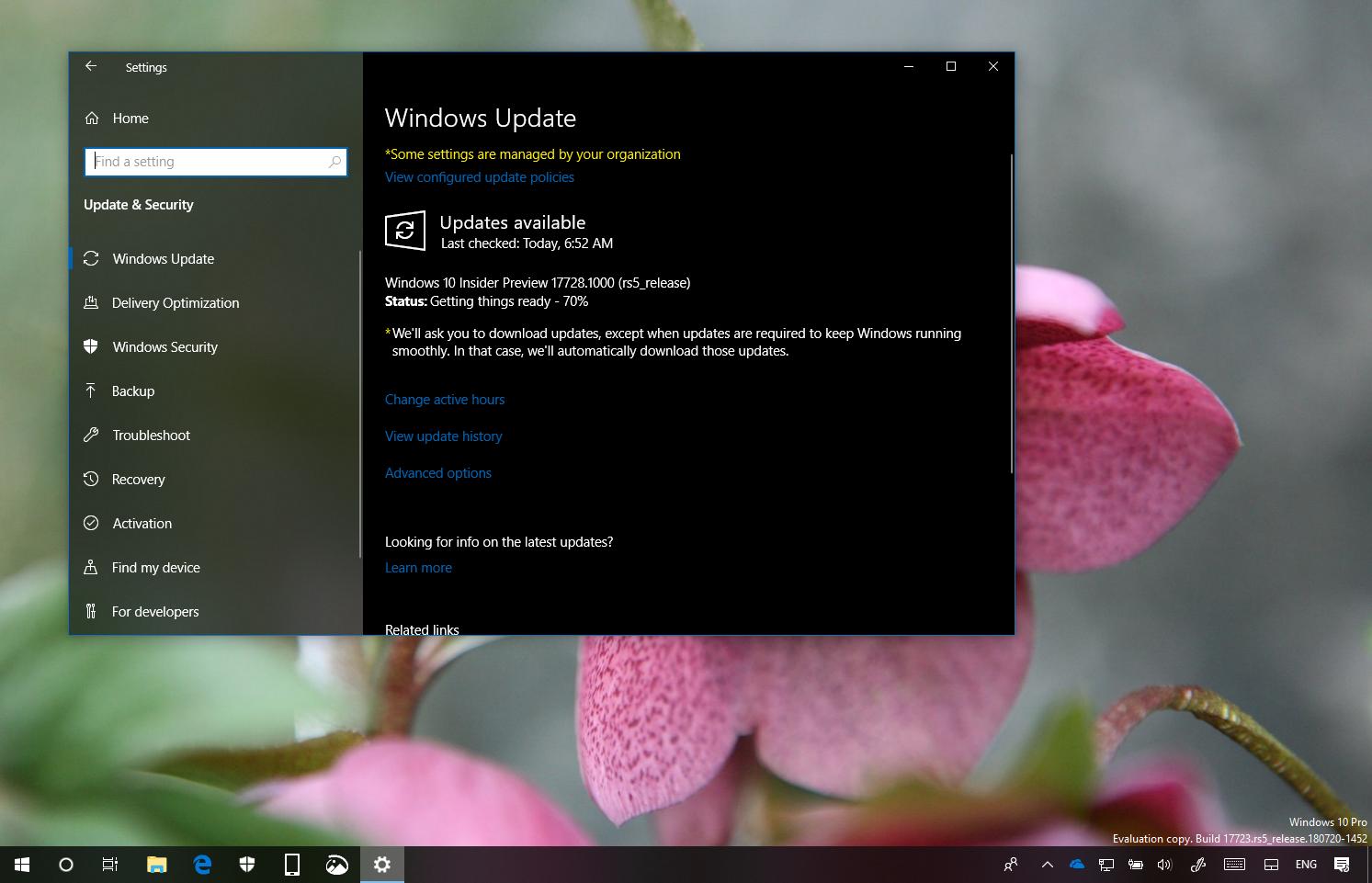 Windows 10 build 17728 releases with new improvements - Pureinfotech