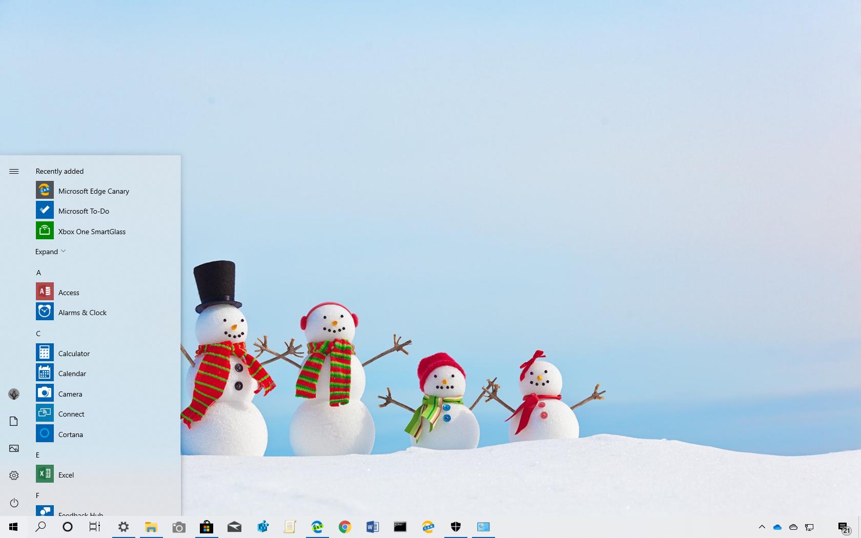 Snow Sculptures theme for Windows 10 (download) - Pureinfotech