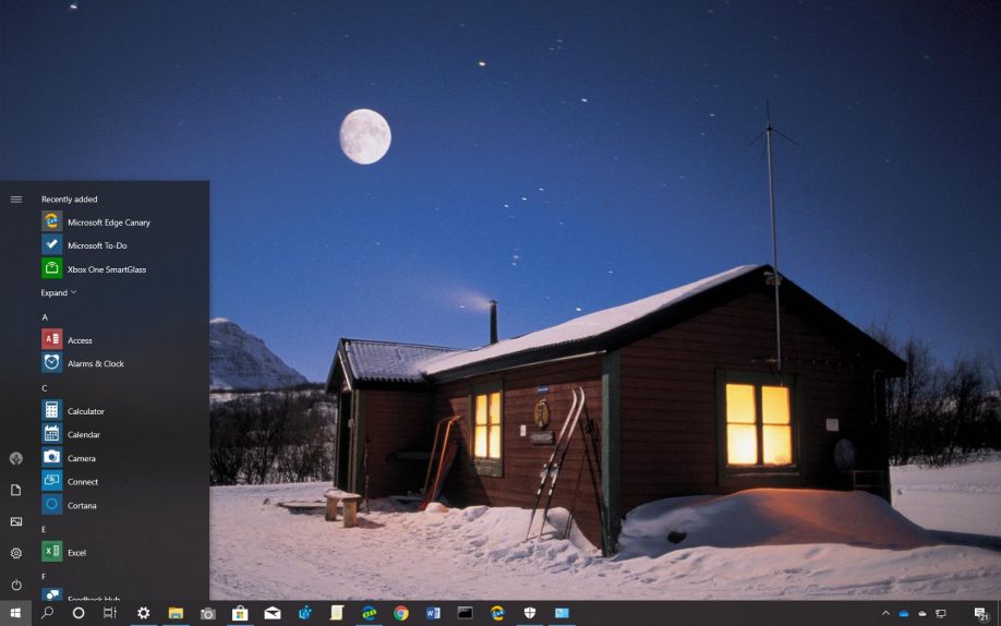 Warm Winter Nights theme for Windows 10 (download) • Pureinfotech