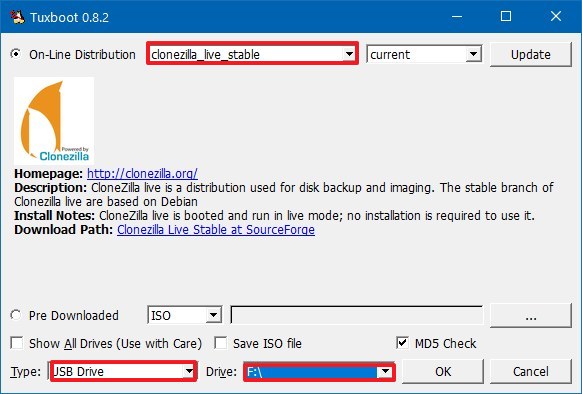 How To Clone A Windows 10 Installation To A New Drive Using Clonezilla