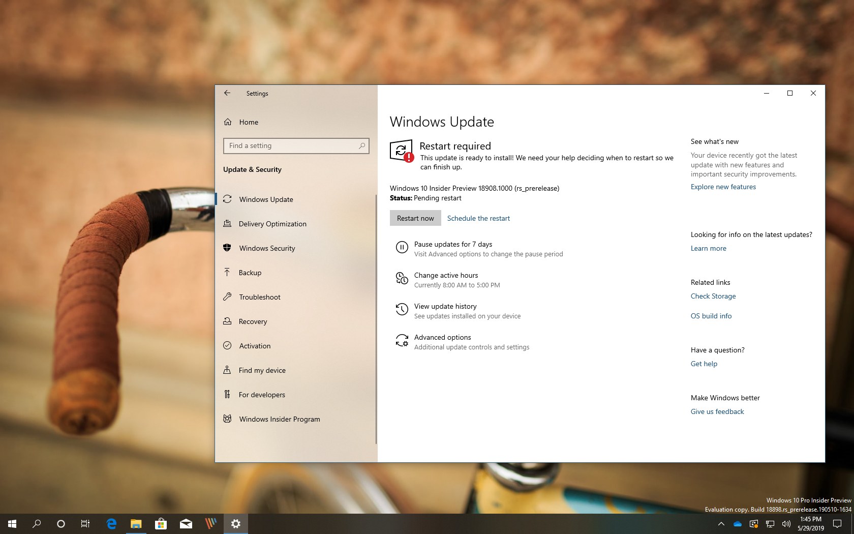 Windows 10 build 18908 (20H1) releases with new features - Pureinfotech