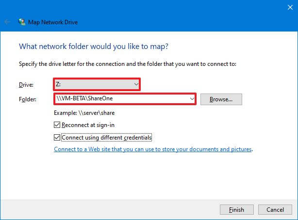 How To Map Network Drive On Windows 10 Pureinfotech