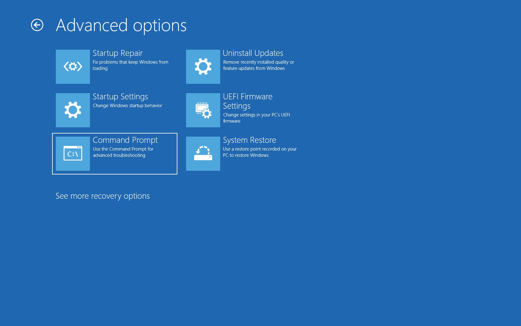 How To Access Advanced Startup Options On Windows 10 Pureinfotech