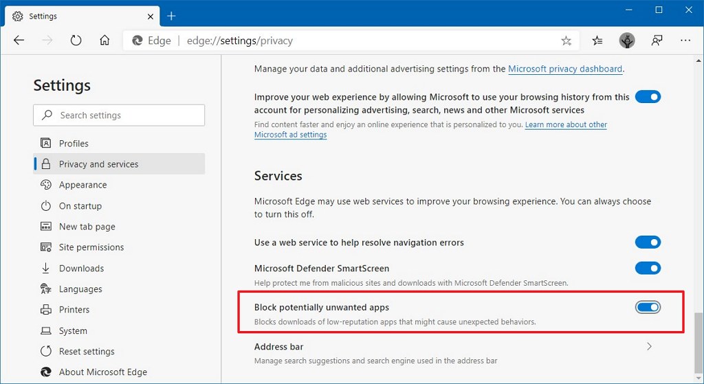 How to block unwanted app downloads on Microsoft Edge - Pureinfotech