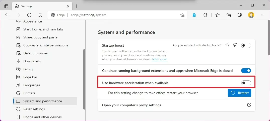 How to disable hardware acceleration on Microsoft Edge - Pureinfotech