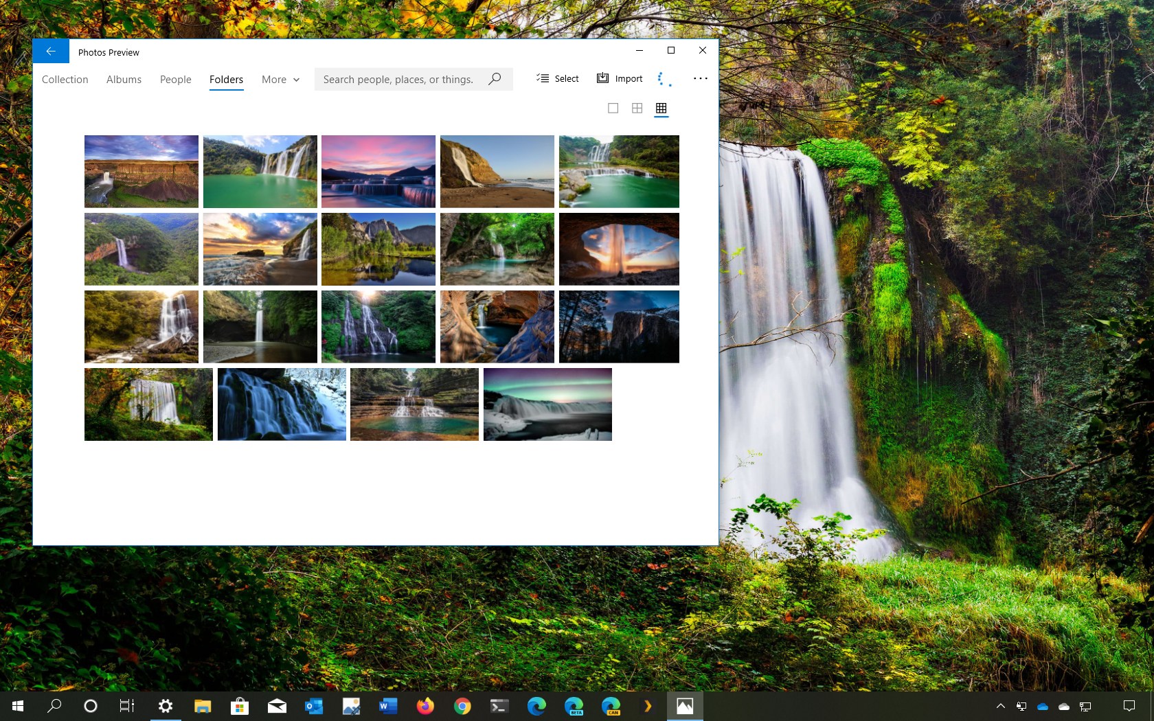 Stunning Waterfalls theme for Windows 10 (download) - Pureinfotech