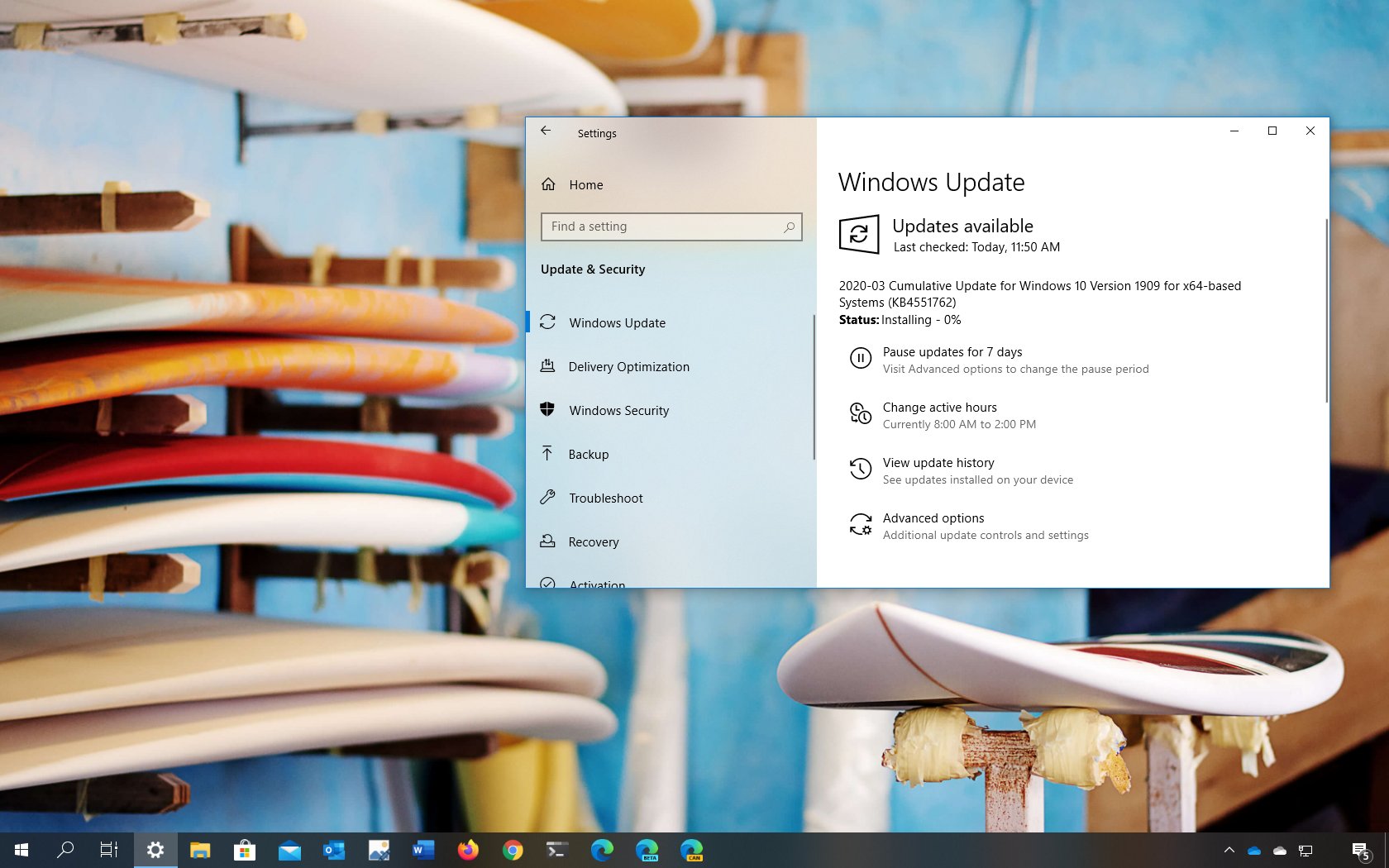Windows 10 update KB4551762 releases for version 1909 and 1903 ...