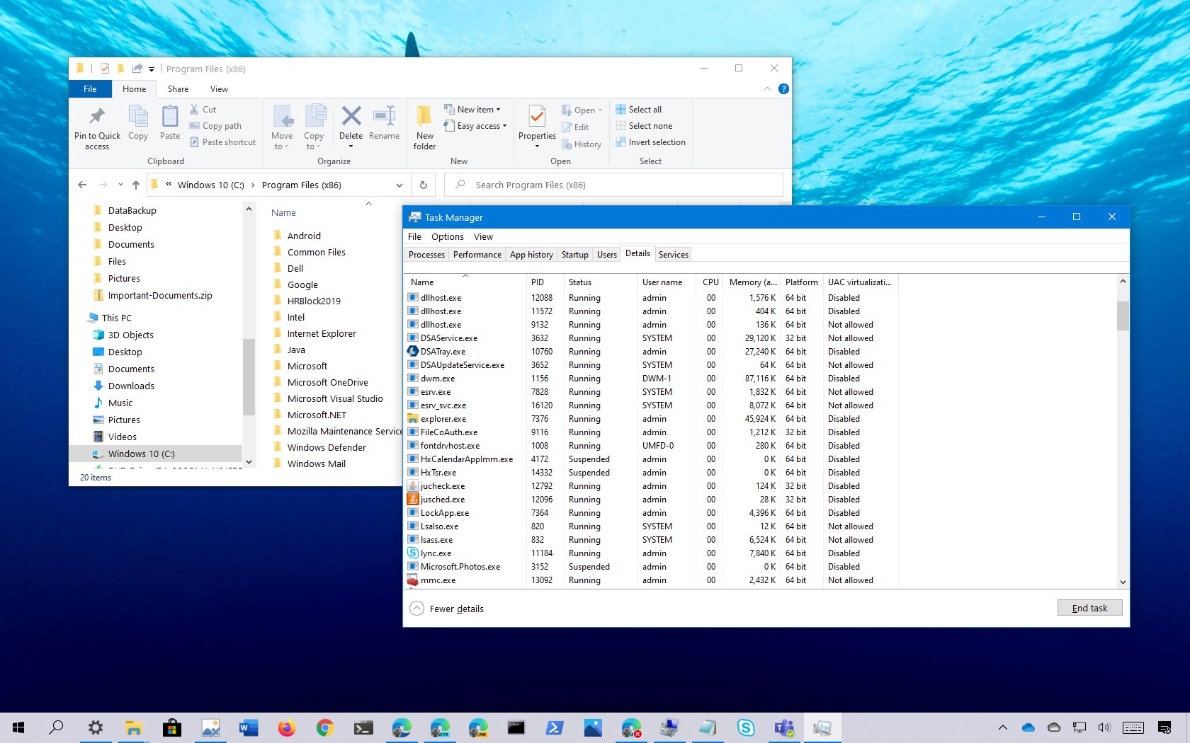 How To Check App Is 64 bit Or 32 bit On Windows 10 Pureinfotech