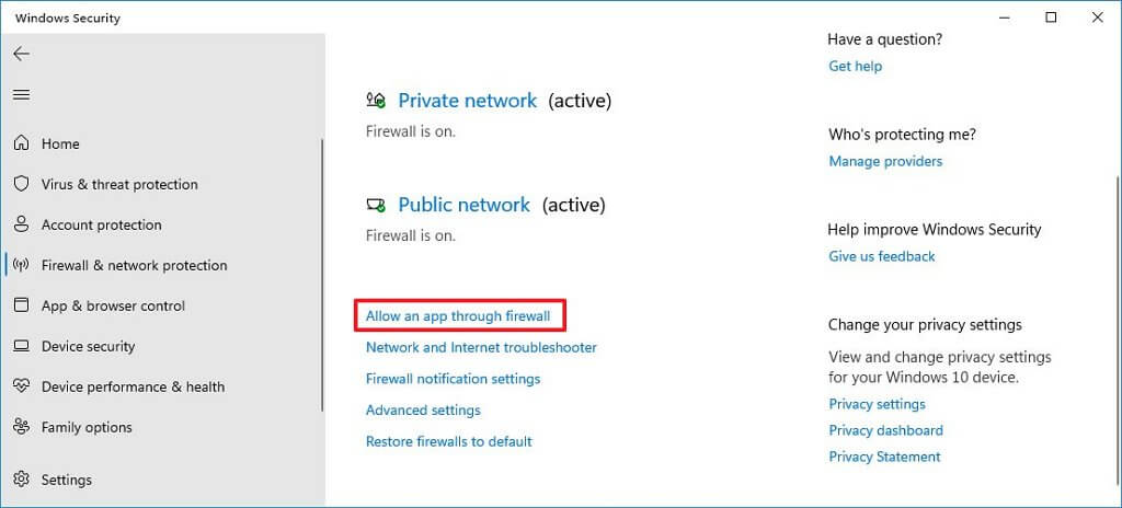 How To Allow Apps Through Firewall On Windows 10 Pureinfotech