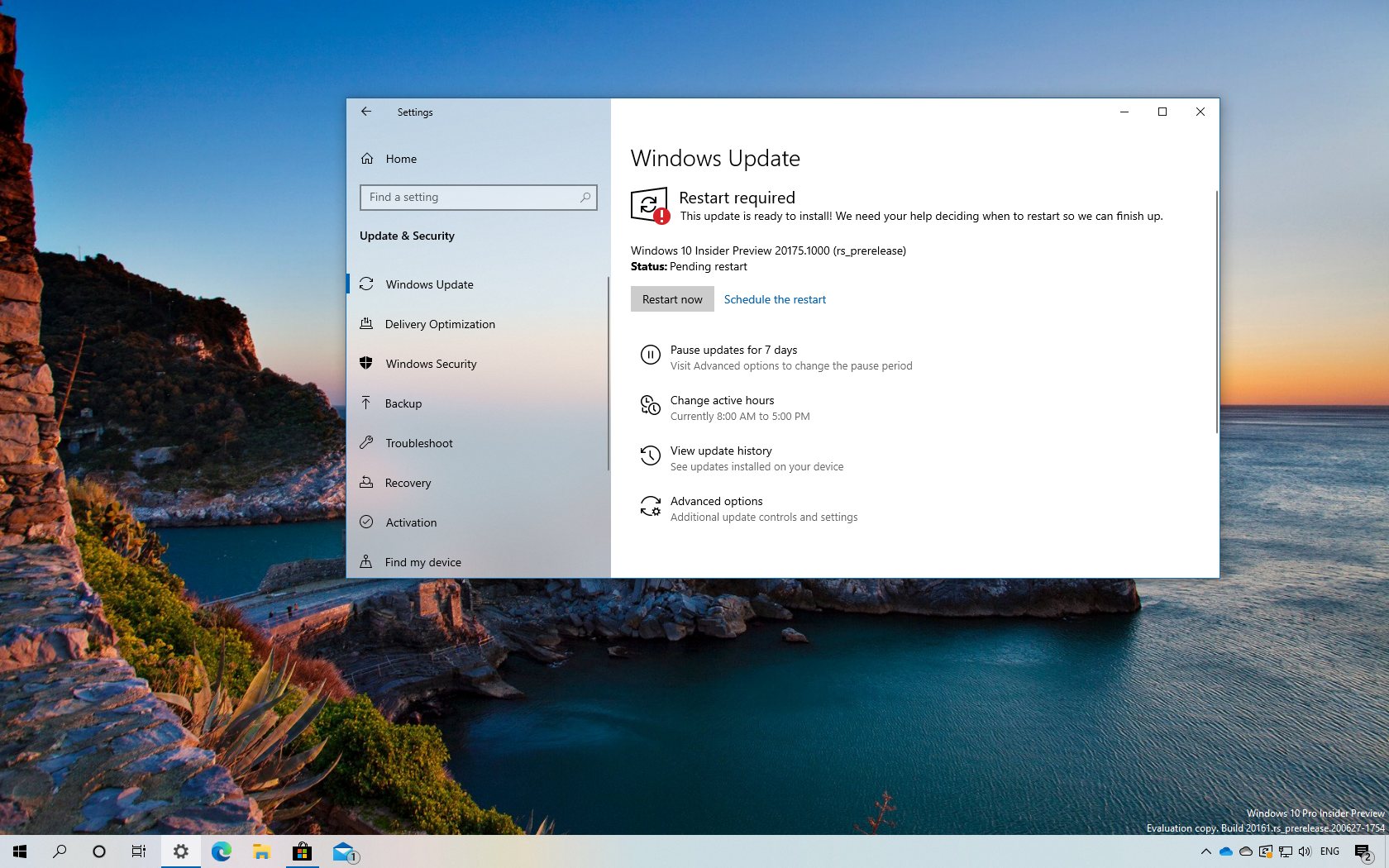 Windows 10 build 20175 releases in the Dev Channel - Pureinfotech