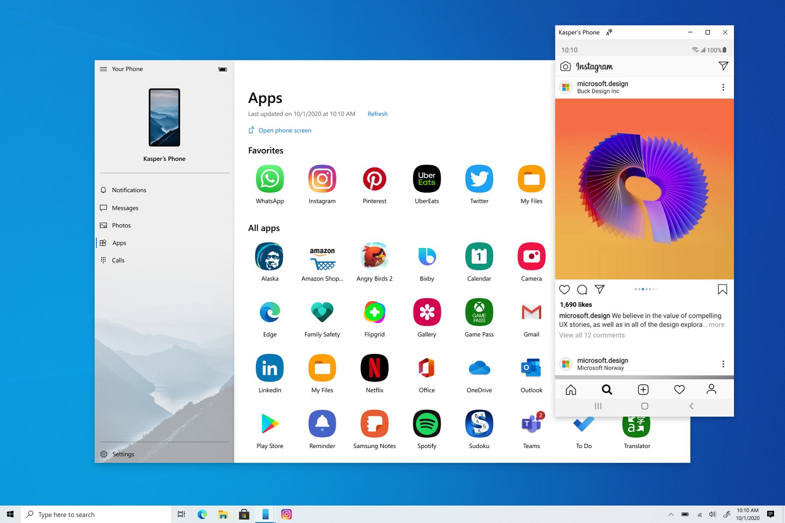 Windows 10 Can Now Run Android Apps Via Your Phone Pureinfotech