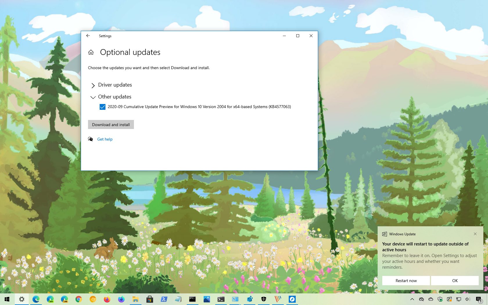 Windows 10 update KB4577063 releases for version 2004 (preview ...