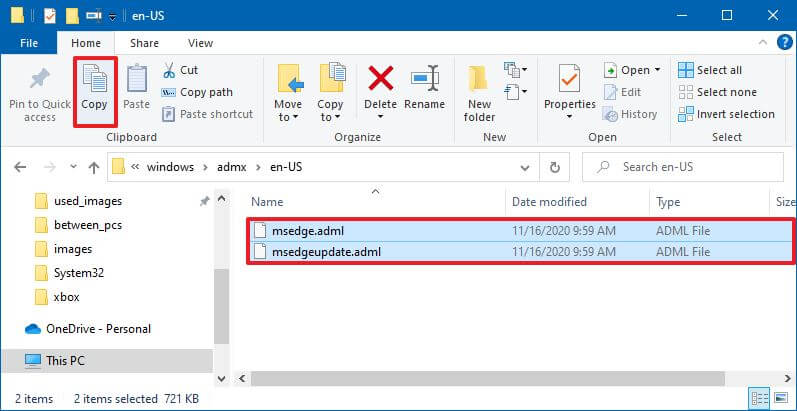 How to install Microsoft Edge Group Policy templates on Windows 10 ...