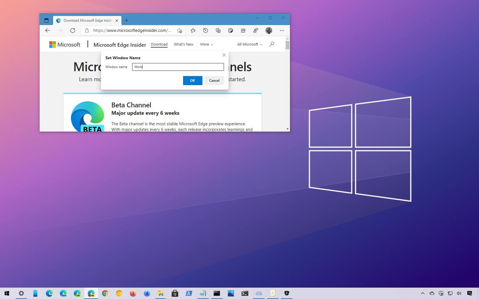 How To Rename Windows On Microsoft Edge Pureinfotech