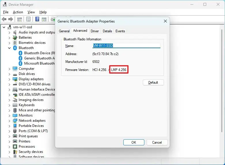 How to check Bluetooth version on Windows 11, 10 - Pureinfotech