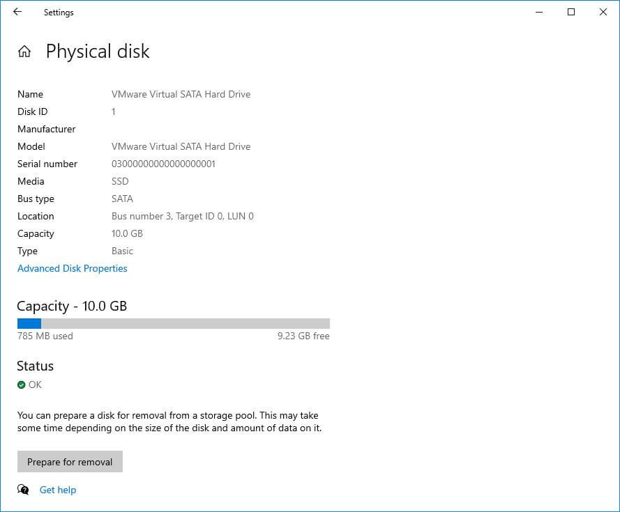 Windows 10 brings Storage Spaces to Settings app - Pureinfotech