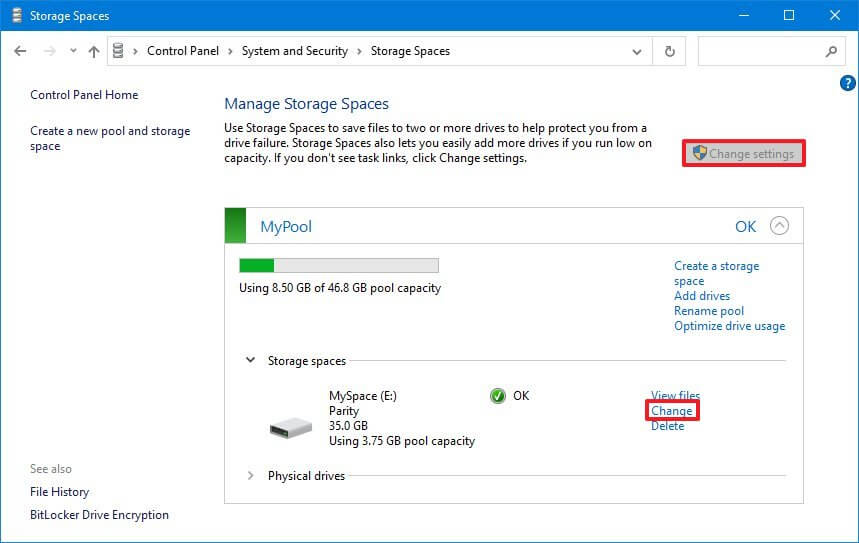 How to extend volume in Storage Spaces on Windows 11 - Pureinfotech
