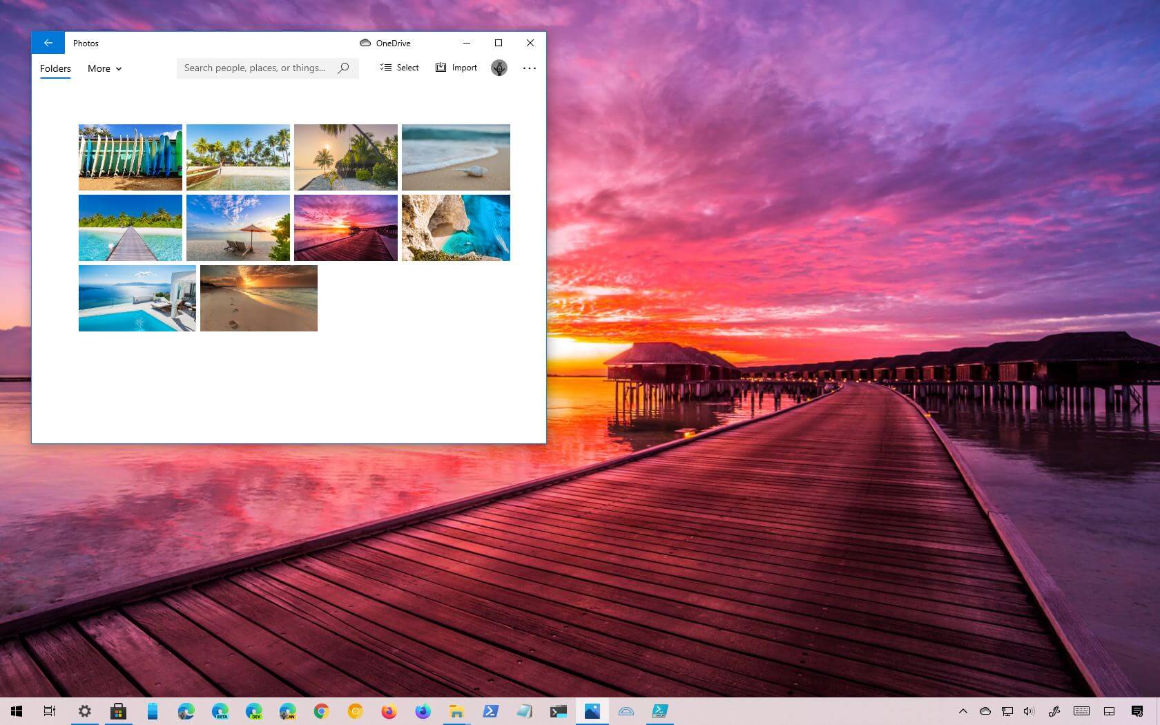 Sun and Sand theme for Windows 10 (download) - Pureinfotech